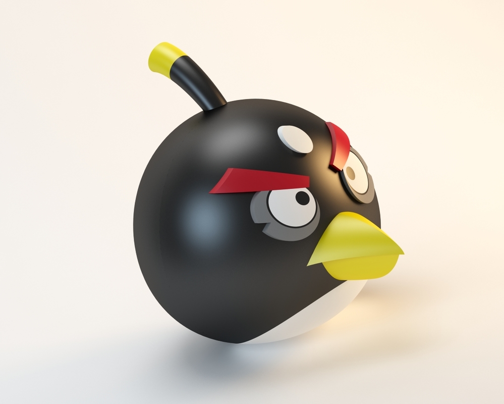 angry birds pack 3d model