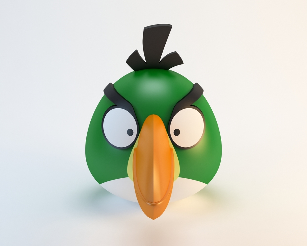 angry birds pack 3d model