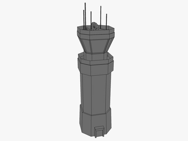 3d control tower