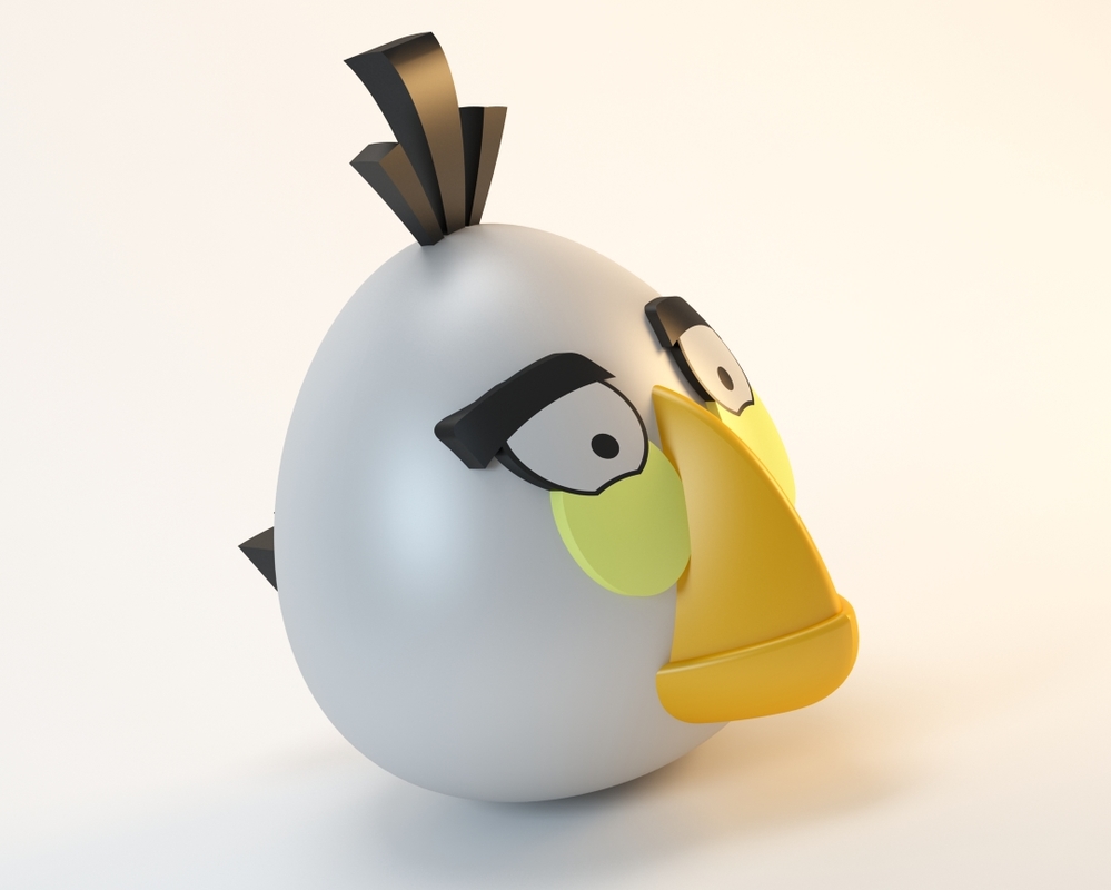 angry birds pack 3d model