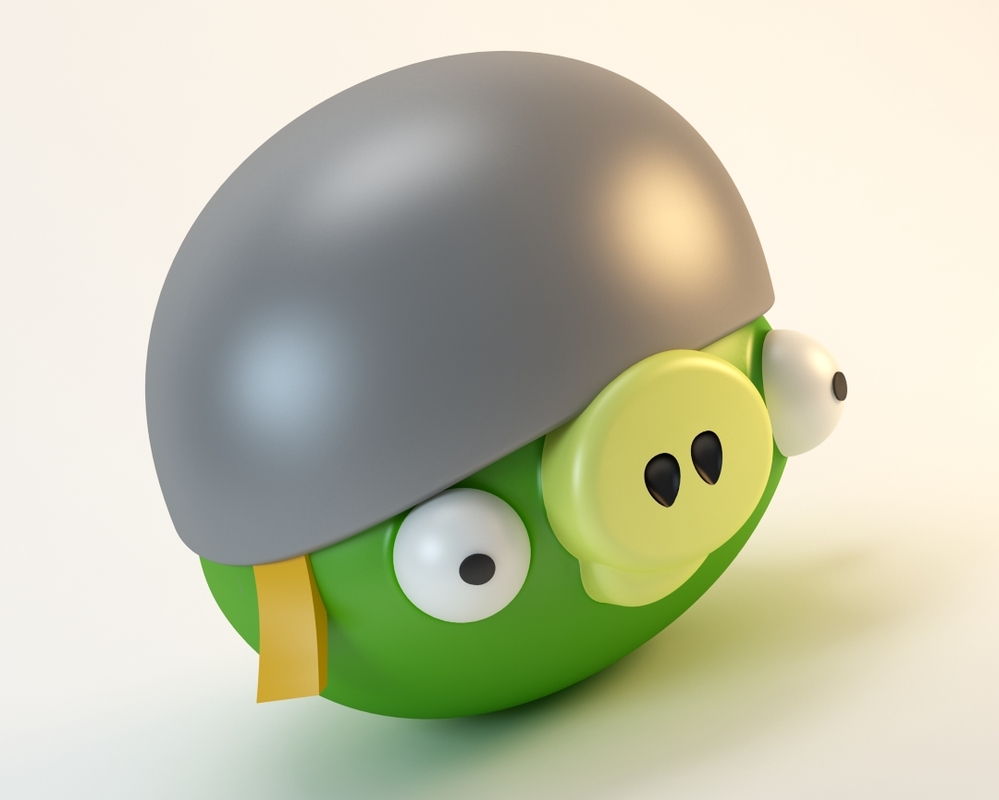 angry birds pack 3d model
