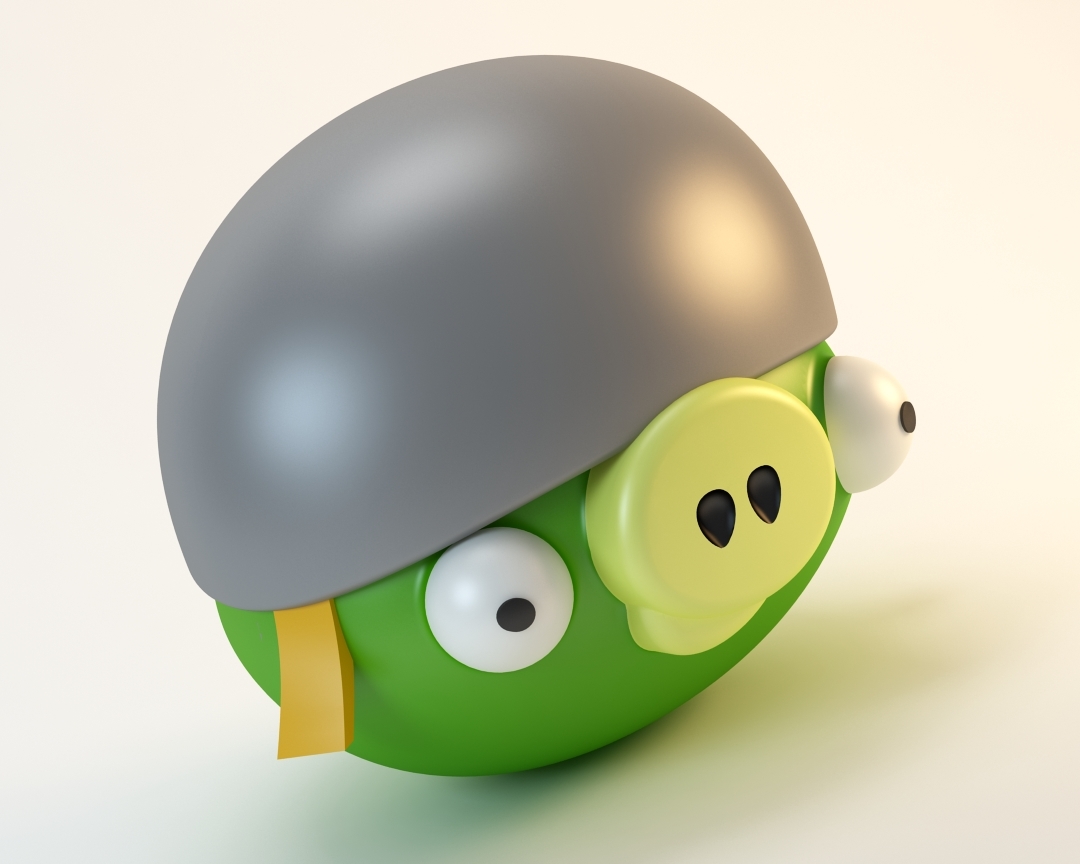 angry birds pack 3d model