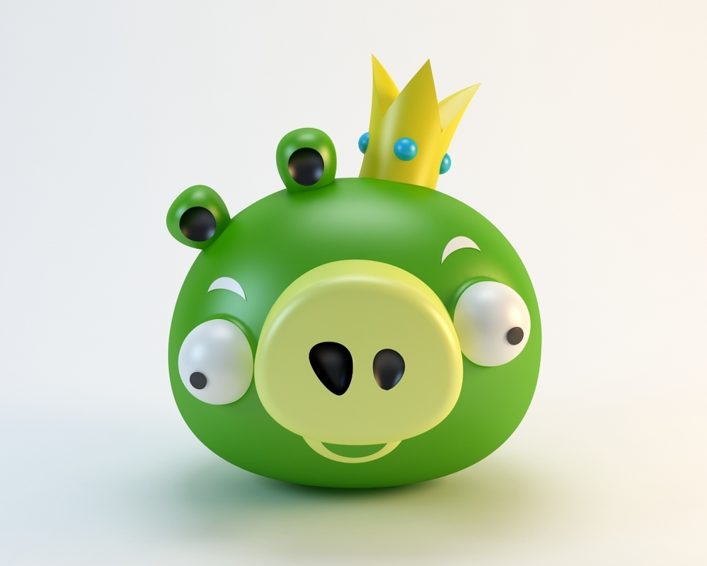 angry birds pack 3d model