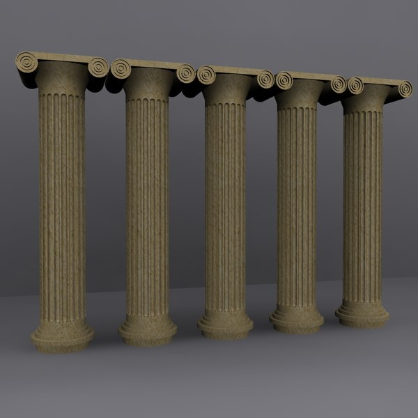 3d roman column