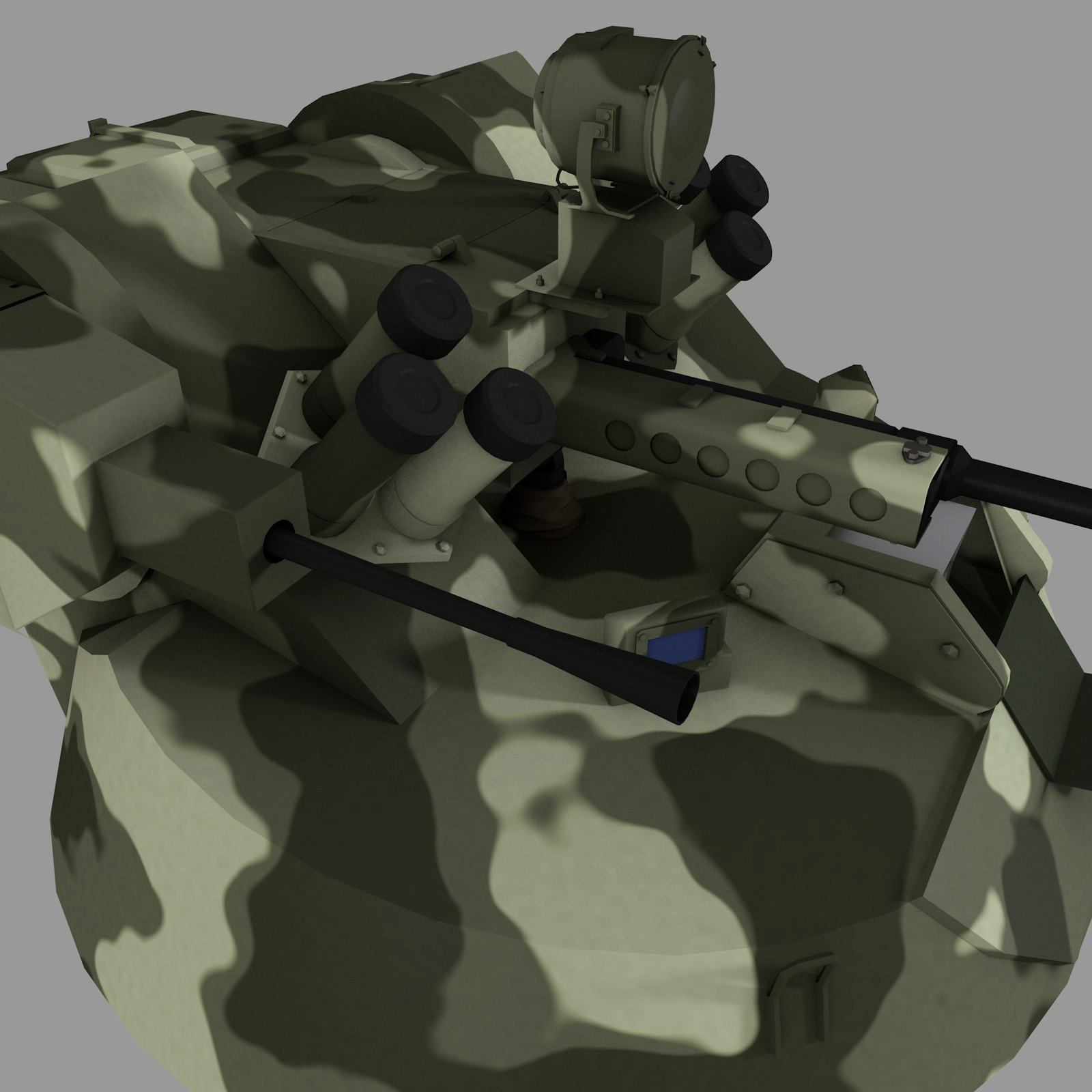 12 mb2 turret apc 3d model