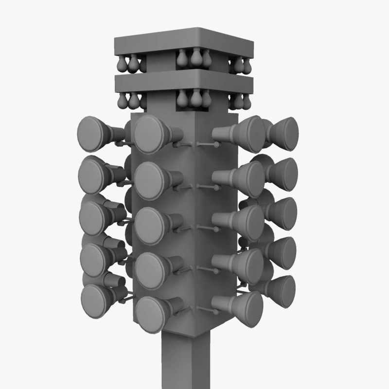 drag racing christmas tree obj