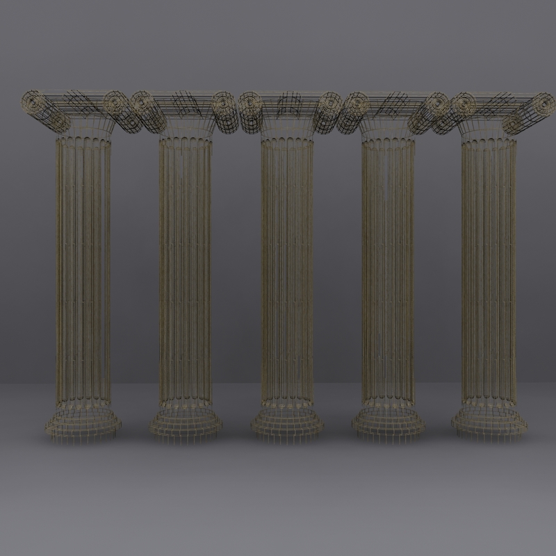 3d roman column