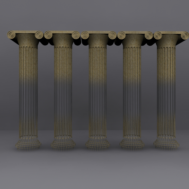 3d roman column