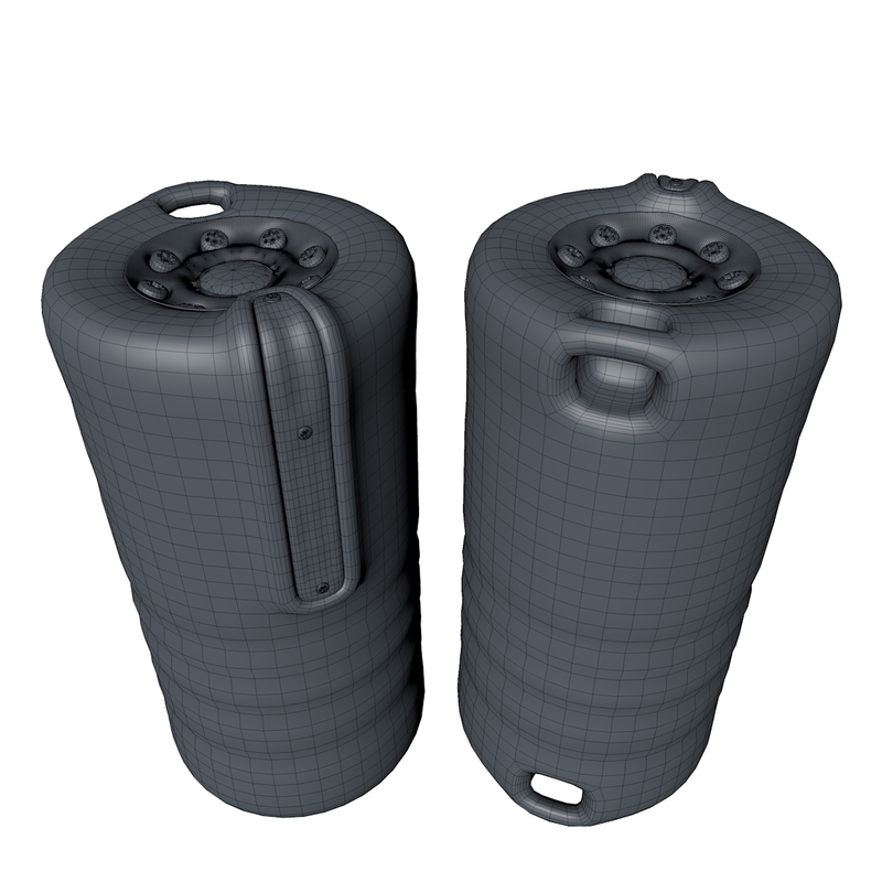 bio biohazard container 3d model