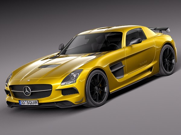 3d c4d mercedes benz sls amg