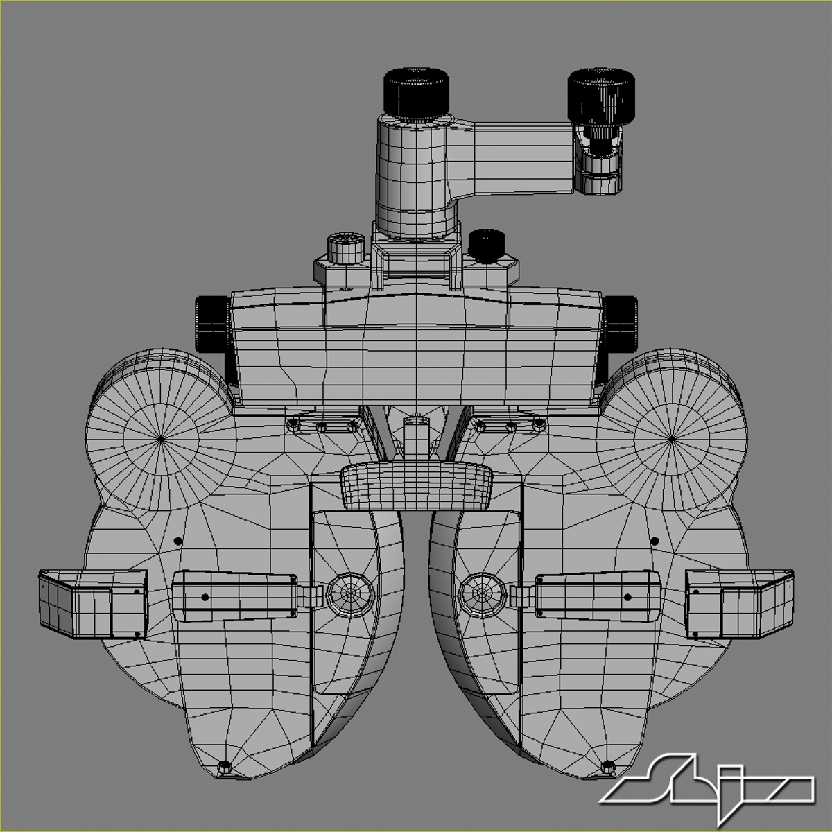 3dsmax phoropter modeled