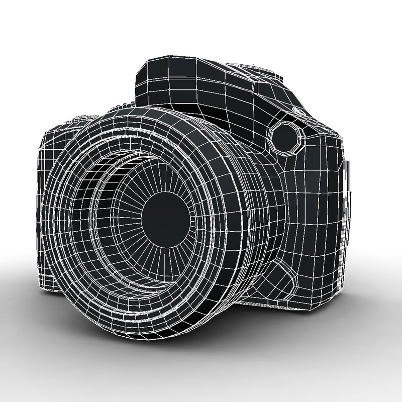 3d model canon camera