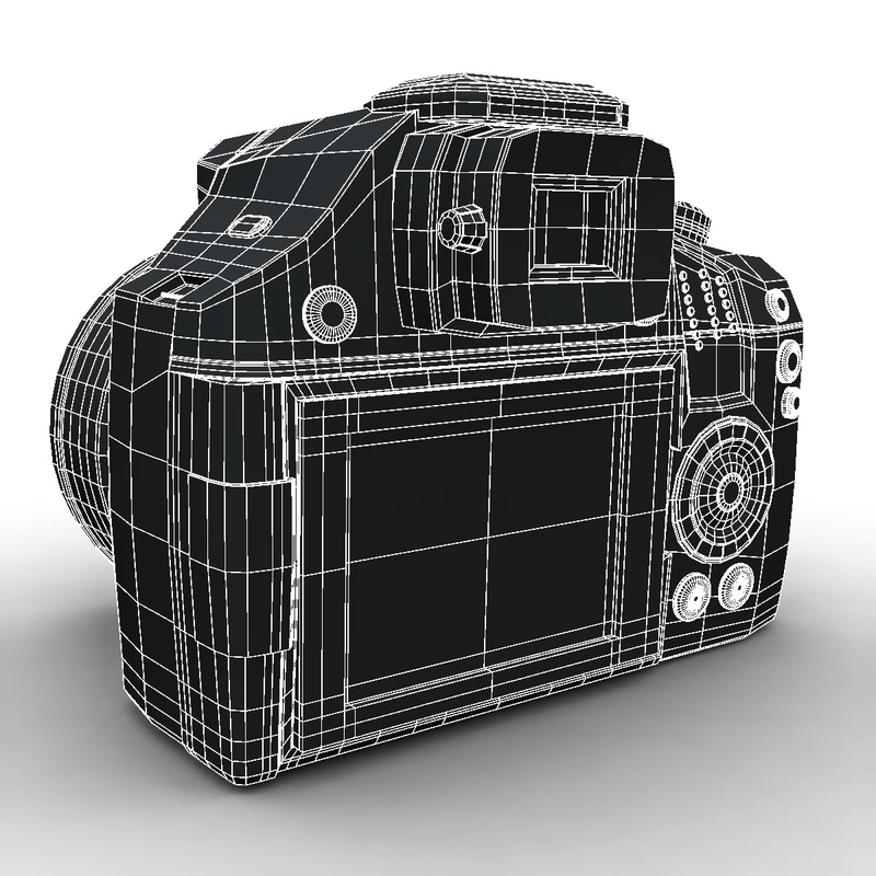 3d model canon camera