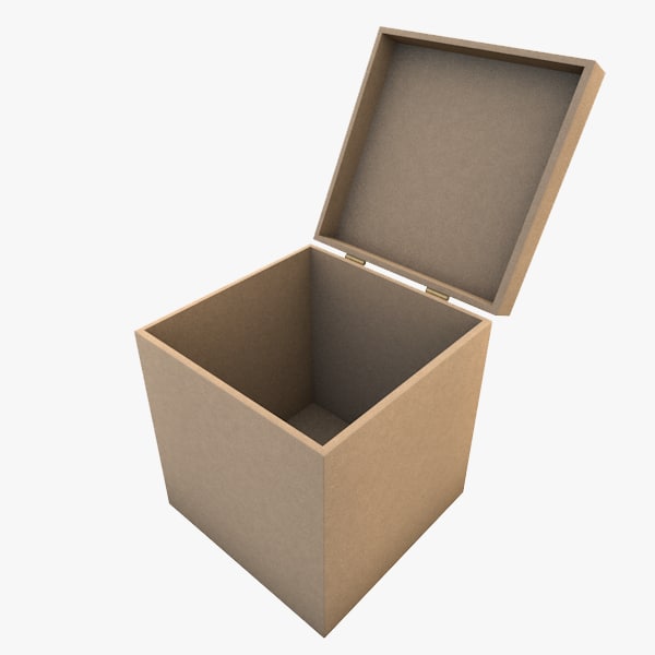 mdf box 3d c4d