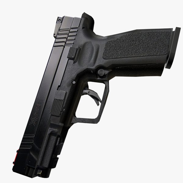 3d model hs2000 pistol