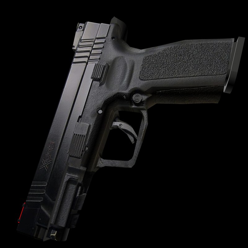 3d model hs2000 pistol