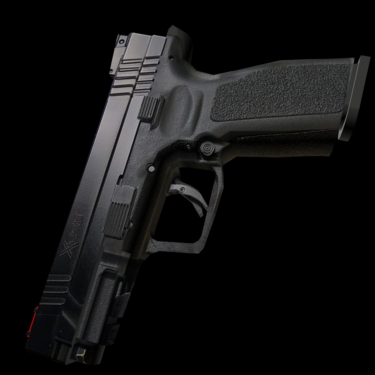 3d model hs2000 pistol