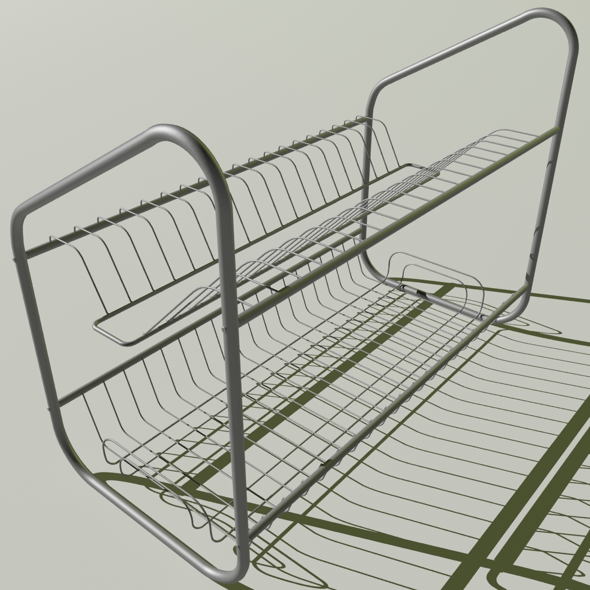3d wire rack model