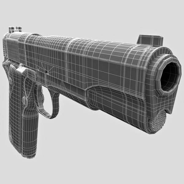 3d model pistols 7