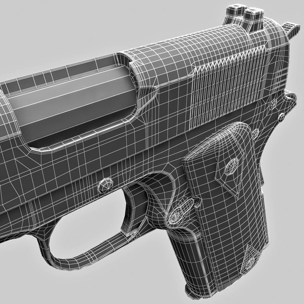 3d model pistols 7