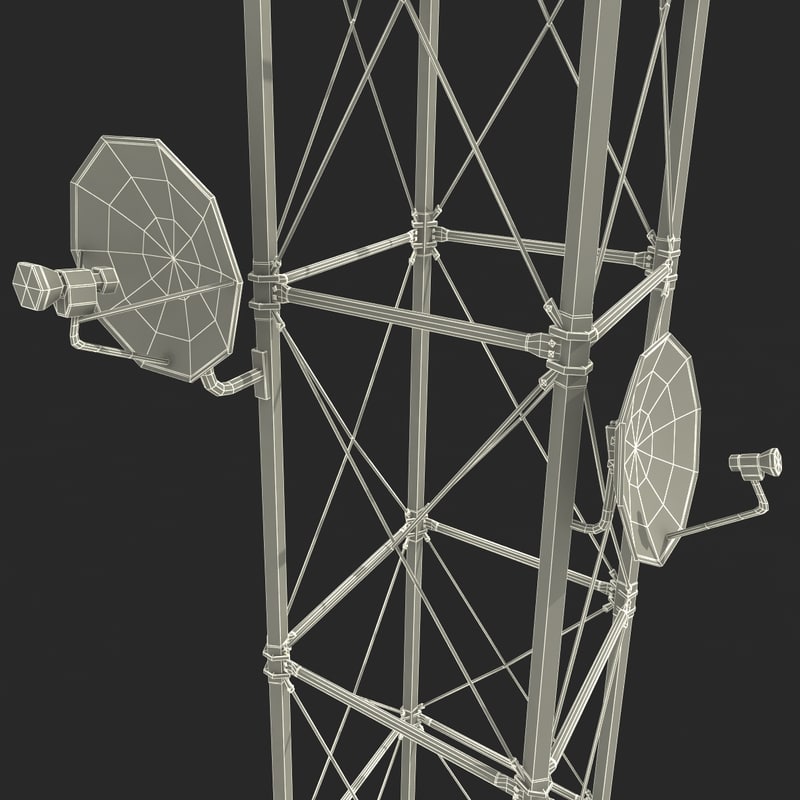 telecommunication towers 2 3d max
