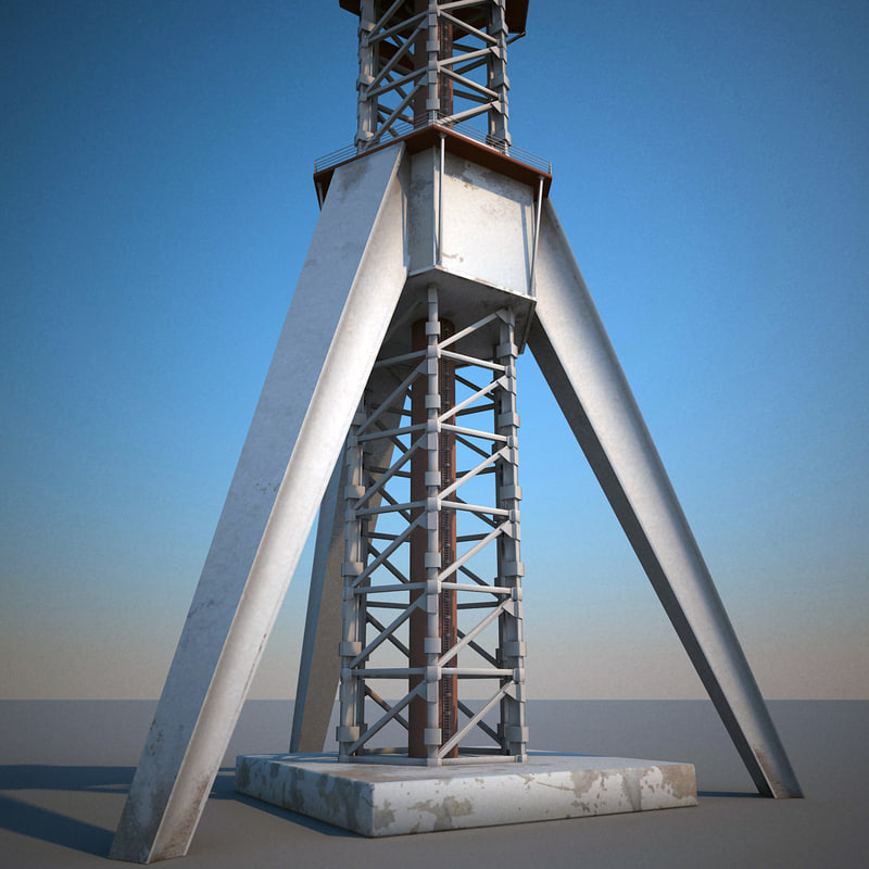 telecommunication towers 2 3d max