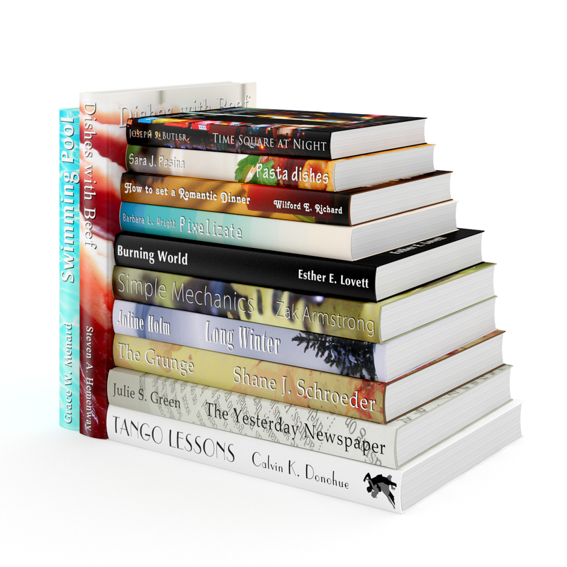 book set paper 3d model