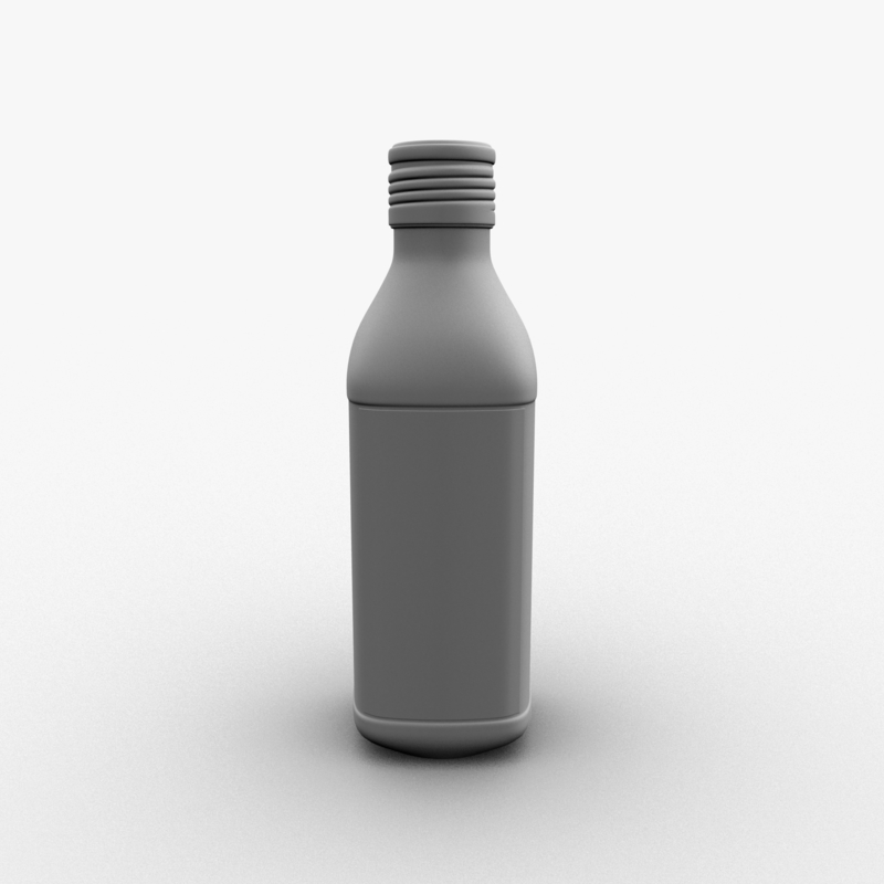 3d model oil bottle