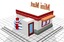 3d model of mini mart