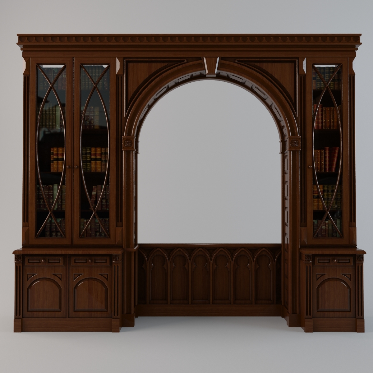 3d classic wardrobe model