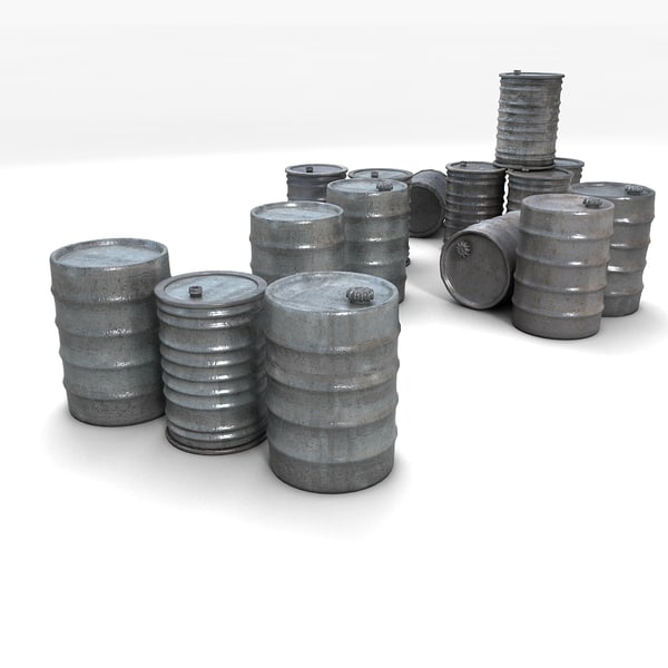 3d metal barrels