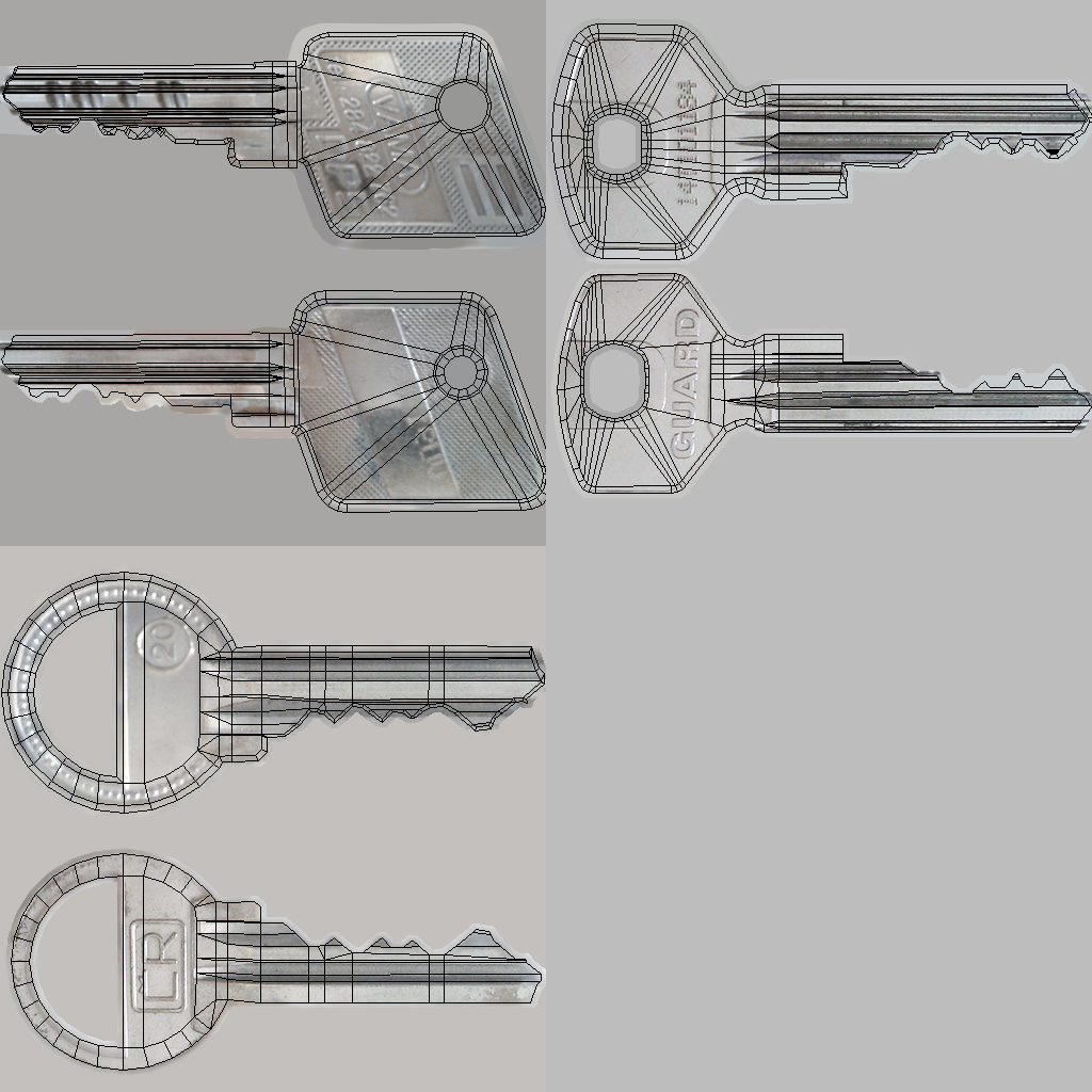 open key 3d model