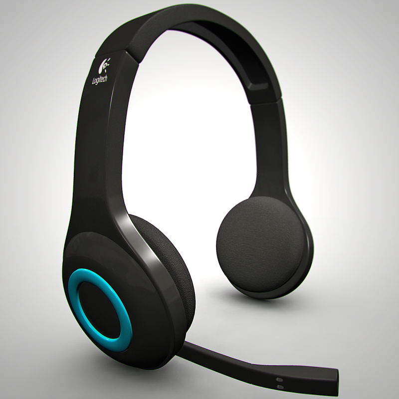 3d logitech wireless headset