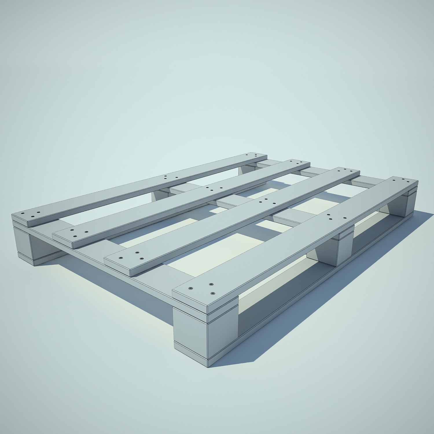 3d model wood pallet