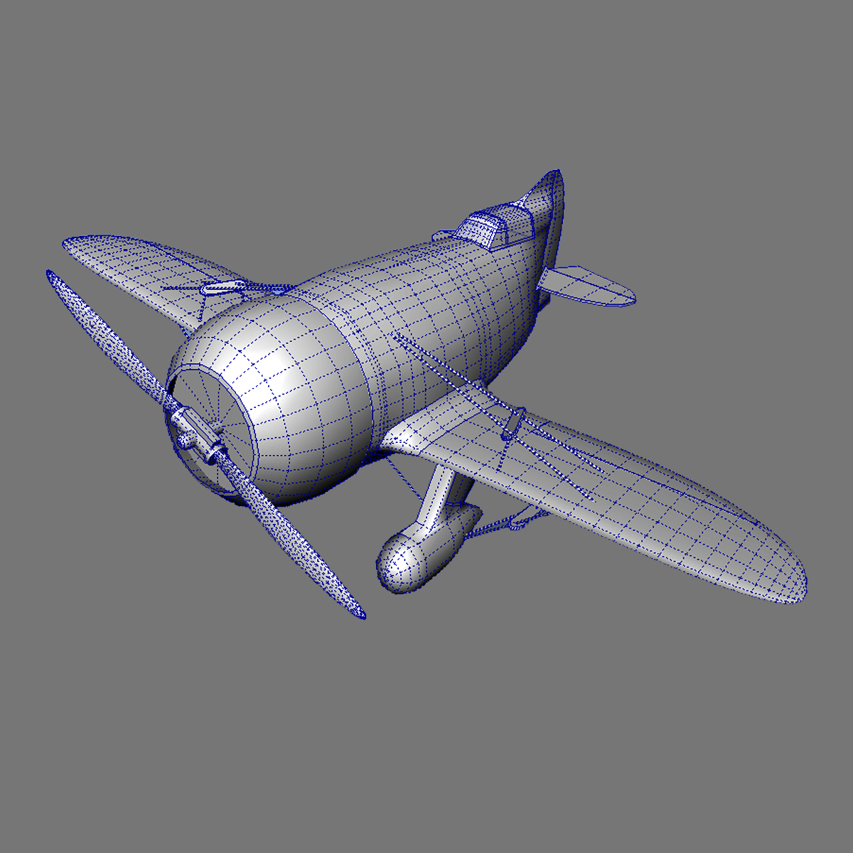 plane 3d obj