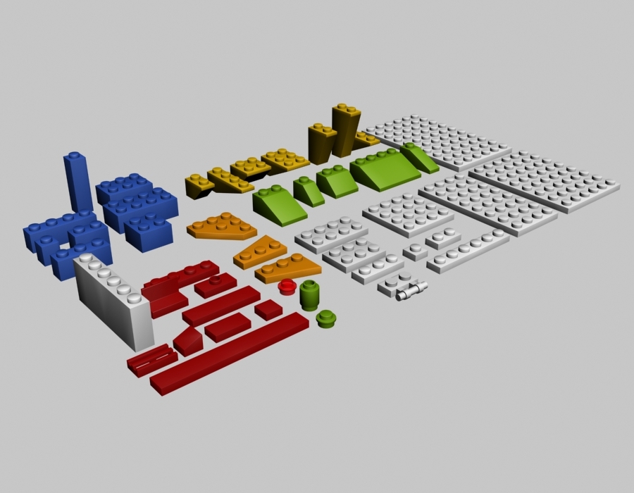 lego constructor 3d model