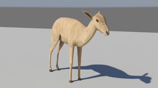 nyala antelope 3d model
