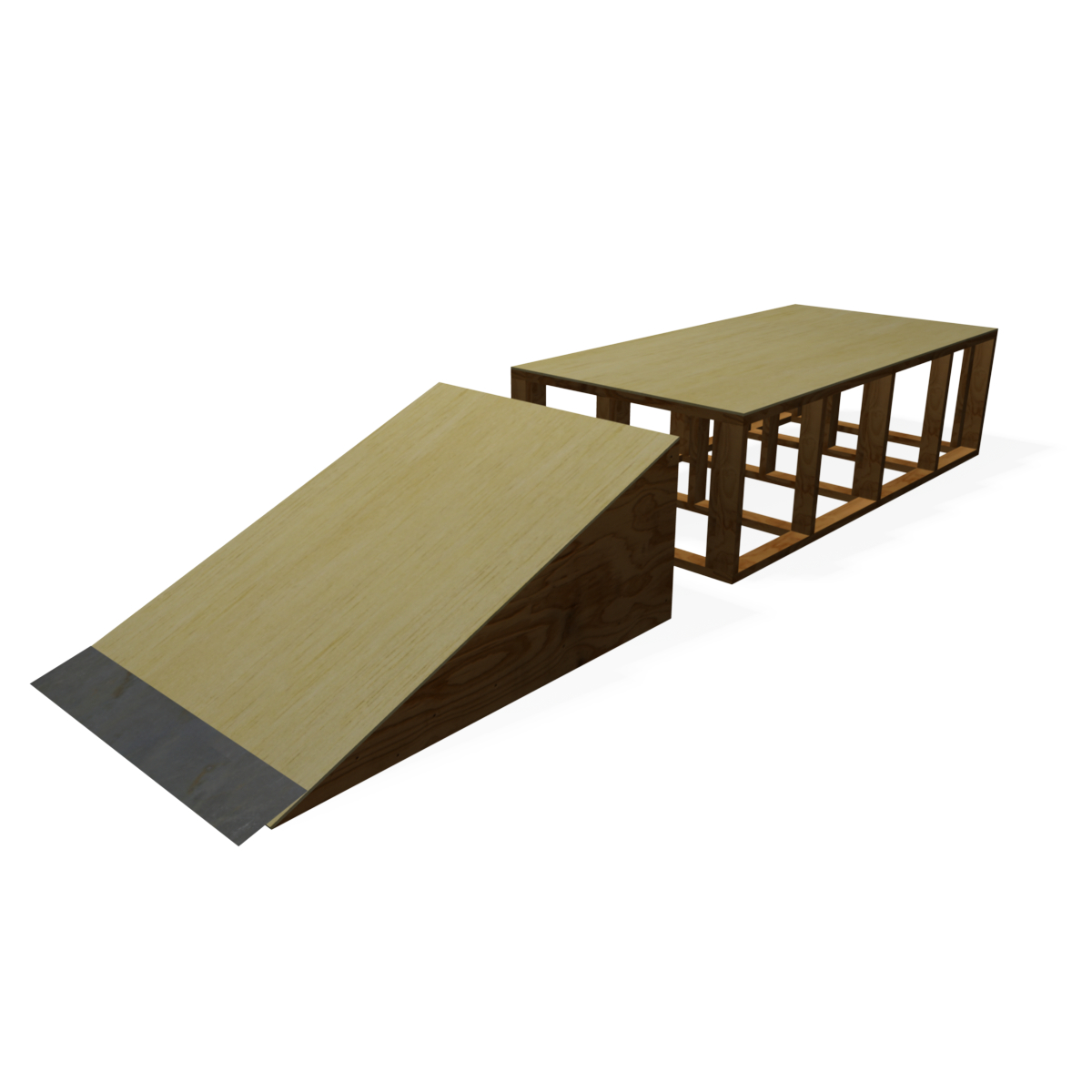 3d skate ramps model