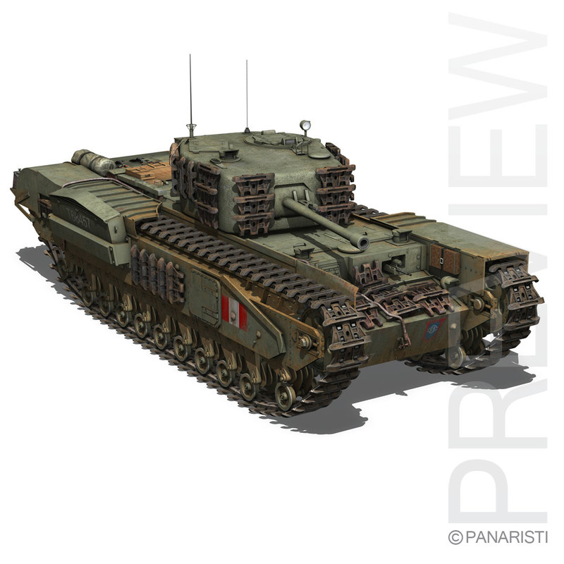 british churchill mk iv 3d 3ds