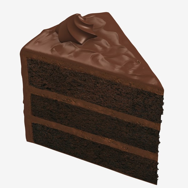 3d model slice cake