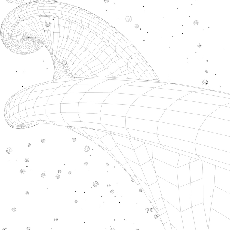 3d model human dna helix