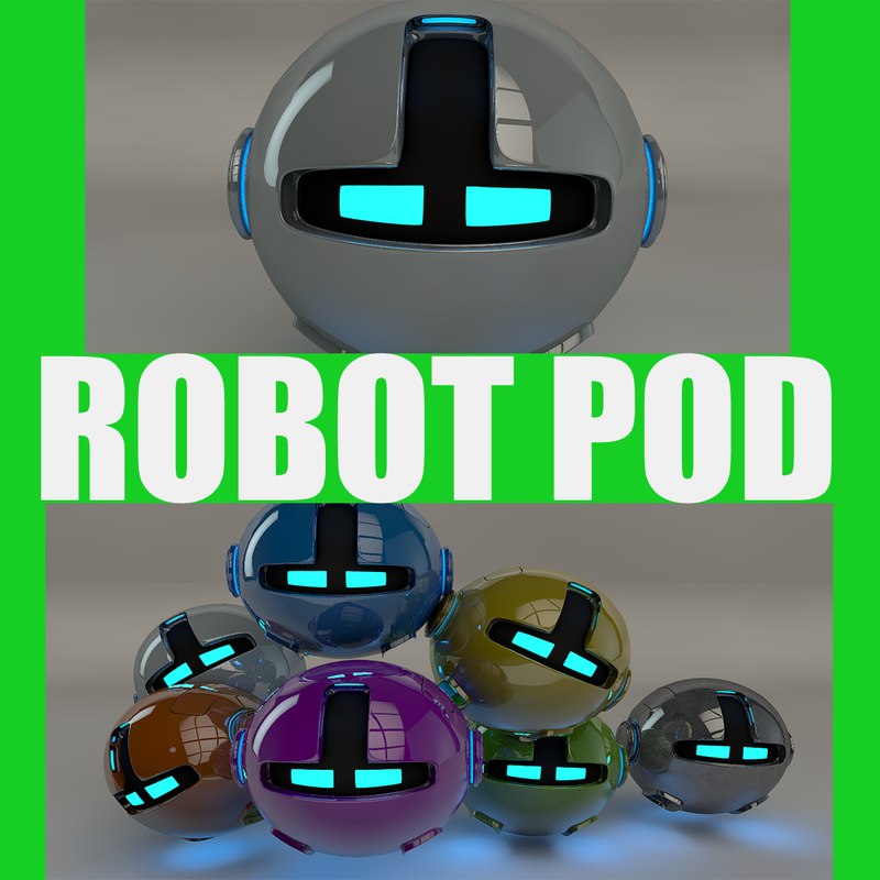 robotic pod 3d model