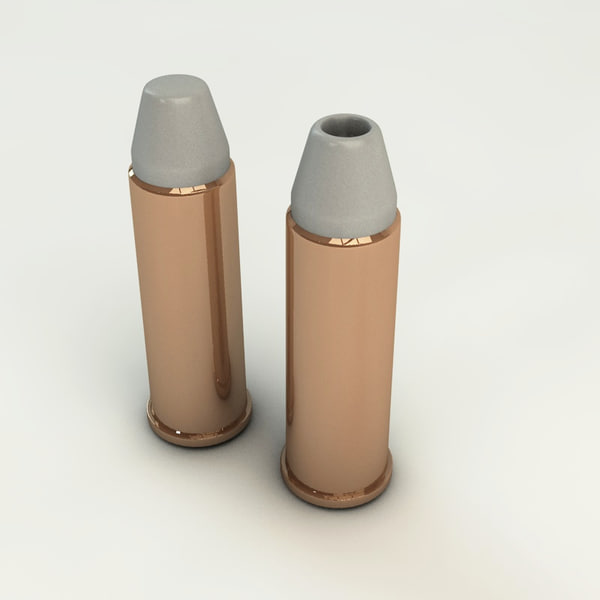 3ds max realistic magnum 44 bullet