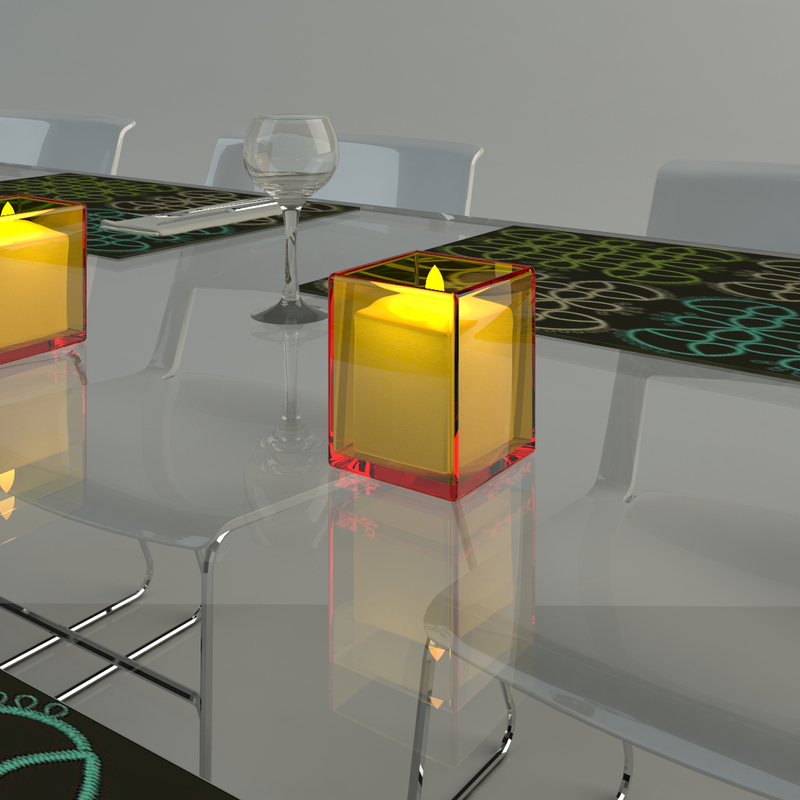 maya contemporary dining table