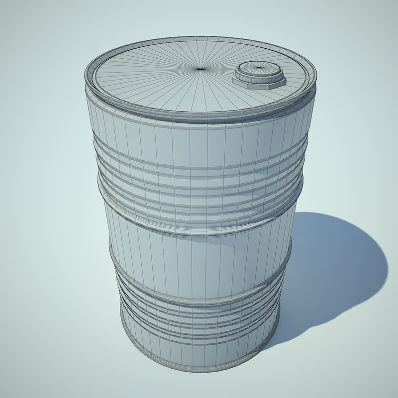 3d model barrel