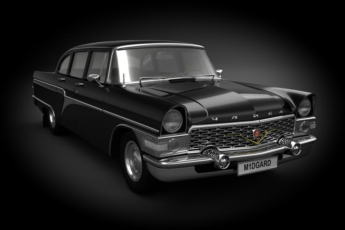 gaz gaz-13 chayka 3d model