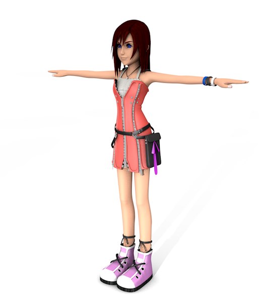 namine kingdom hearts 3d model