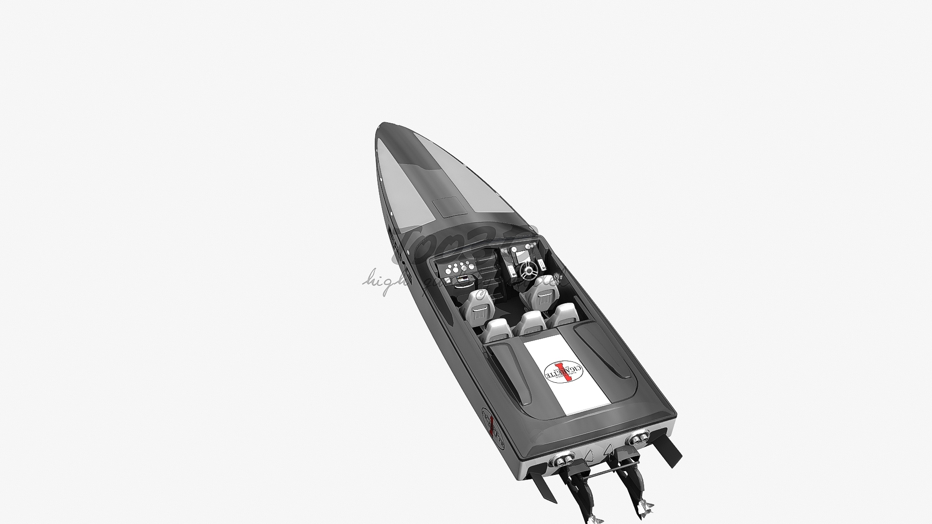 3d model cigarette boat