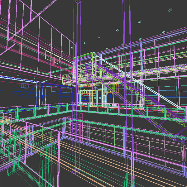 shopping mall 3d model