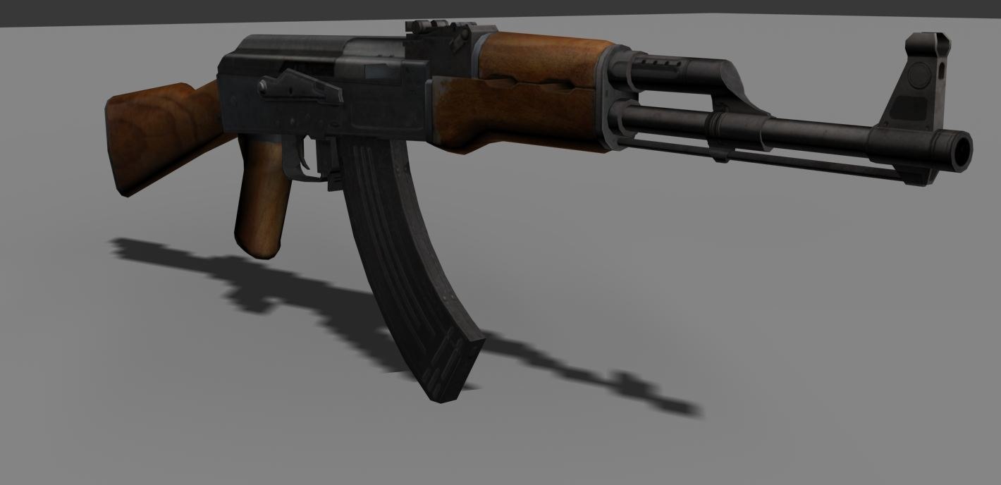 ak 47 3d model